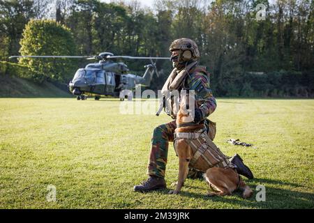 Illustration picture shows a military excercice called Nemesis ...