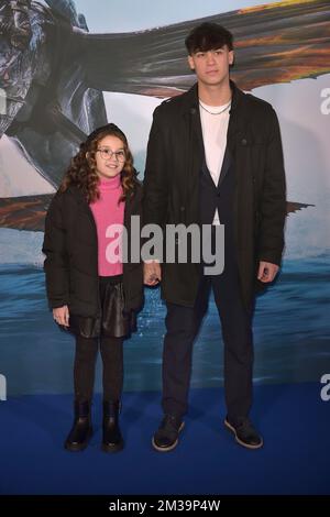 Rome, Italy. 13th Dec, 2022. Aurora Moroni attends the blu carpet of ...