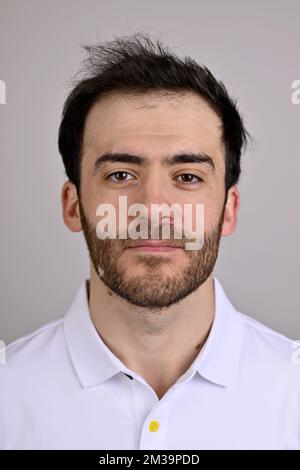 coach Admir Mirena poses for the photographer at a photoshoot for the ...