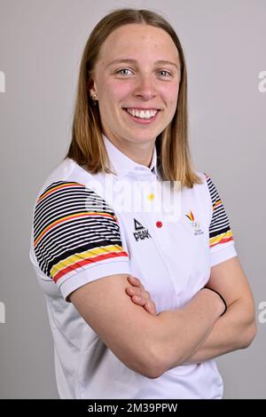 Bo Van de Plas poses for the photographer at a photoshoot for the ...