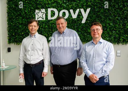 Dovy Keukens CEO Donald Muylle poses for the photographer during the ...