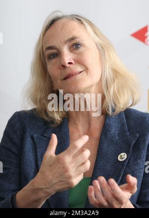 New ULiege rector Anne-Sophie Nyssen and Outgoing ULiege rector Pierre ...