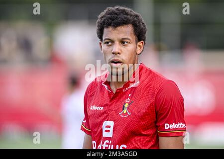 Belgium's Nelson Onana pictured during a hockey match between the ...