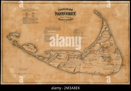 Nantucket , Nantucket Island Mass., Maps Norman B. Leventhal Map Center ...