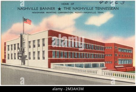 Home of Nashville Banner, The Nashville Tennessean, Newspaper Printing ...