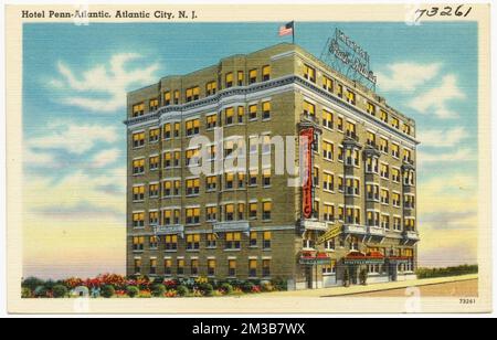 Hotel Penn-Atlantic, Atlantic City, N. J. , Hotels, Tichnor Brothers ...