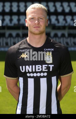 Charleroi's Jules Van Cleemput poses for the photographer at the 2022 ...