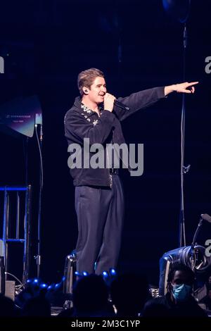 Nicky Youre performs at the iHeartRadio Jingle Ball, Friday, Dec. 2 ...