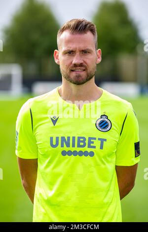 Club's goalkeeper Simon Mignolet poses for a portrait picture at the ...