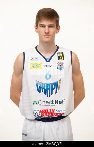 Aalstar's Glenn Temmerman poses at a photoshoot of Belgian Basketball ...