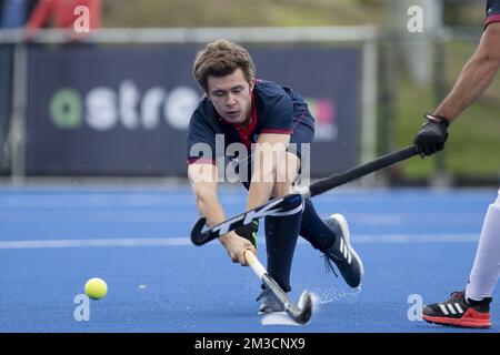 Leuven's Guillaume Van Lembergen pictured in action during a hockey ...