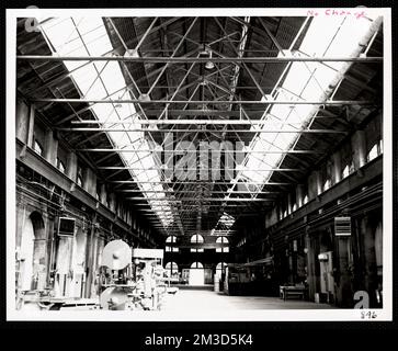 Interior bldg. 37 , Armories, Buildings, Interiors, Watertown Arsenal ...