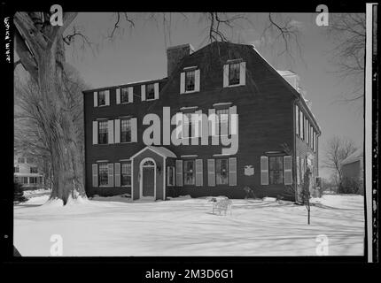 Ipswich, Mass., Hurd House, snow , Architecture, Dwellings, Snow ...