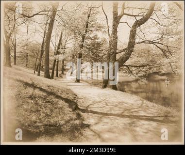 Jamaica Pond view , Lakes & ponds, Trails & paths. Leon Abdalian ...