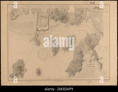 Japan, Inland Sea, Hiroshima Wan, Ujina Ko, from a Japanese survey in ...