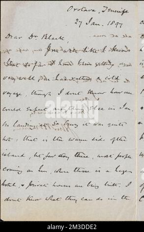 [John Biddulph Martin] autograph letter to [Victoria Woodhull Martin], St. Catalina Hotel, Grand ...