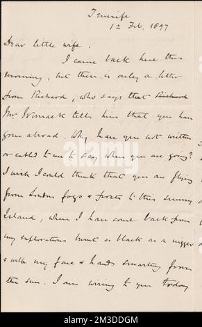 [John Biddulph Martin] autograph letter to [Victoria Woodhull Martin ...