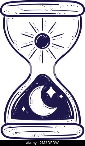 sun and moon esoteric colorless Stock Vector Image & Art - Alamy