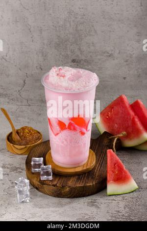 Watermelon Bubble Tea