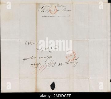 John Webber to George Coffin, 14 April 1832 , Public land sales, United ...