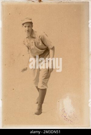Kid Nichols showing pitching motion, ball at release point , Baseball ...