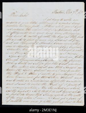 Letter to Isabel, Trinidad de Cuba, from aunt, Elvira H. Henchman ...