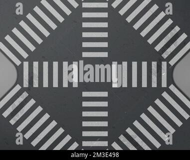 Crossroad footpath graphic black white landscape sketch illustration ...