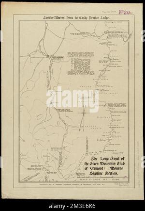 The Long Trail of the Green Mountain Club : Monroe Skyline Section ...