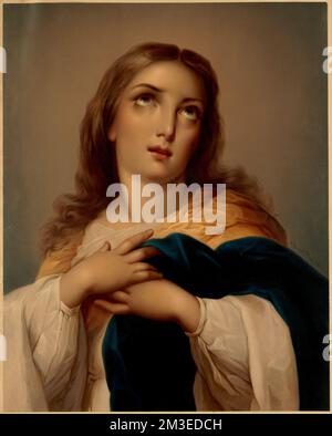 Madonna , Mary, Blessed Virgin, Saint. Louis Prang & Company Collection ...