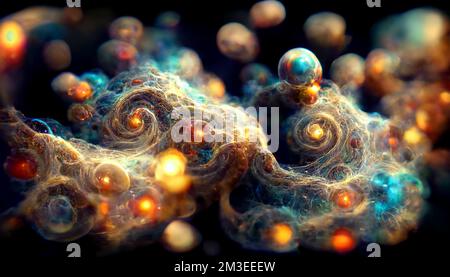 The multiverse theory visualized, Fractal geometric multiverse of ...