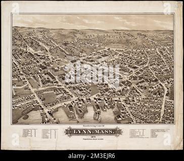 Map of the city of Lynn , Lynn Mass., Maps Norman B. Leventhal Map ...