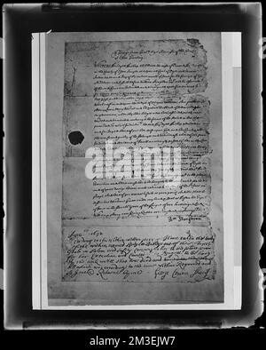 Death warrant for the hanging of Bridget Bishop for witchcraft, by ...
