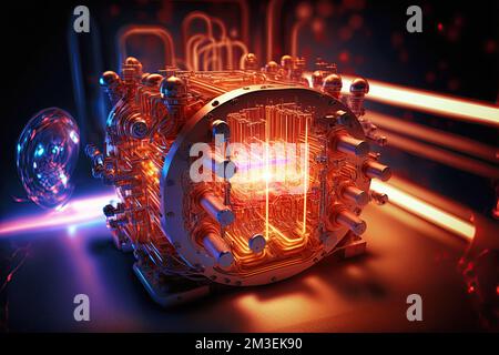 Laser reactor in an atomic astrophysics lab for nuclear fusion ...