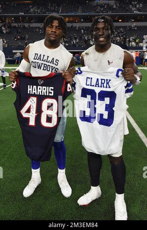 Dallas Cowboys linebacker Damone Clark (33) rushes the passer during an ...