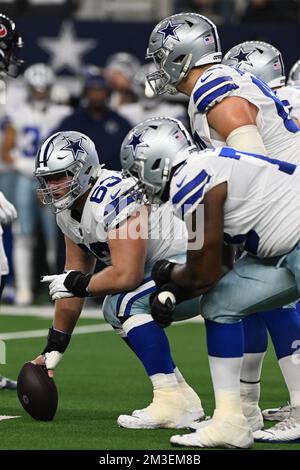 Dallas Cowboys center Tyler Biadasz (63) takes his stance during an NFL ...