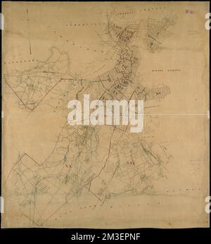 [Map of Boston, showing the new wards]. Title supplied by cataloger ...