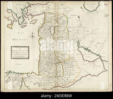 A map of Canaan : with the adjacent countrie's very usefull for the ...