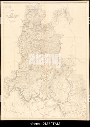 Map of Colville Region, Washington Ter. 1882 by Wilson, A. D Stock ...