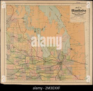 Manitoba , Manitoba, Maps Norman B. Leventhal Map Center Collection ...