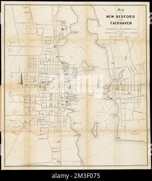Map of New Bedford , New Bedford Mass., Maps Norman B. Leventhal Map ...