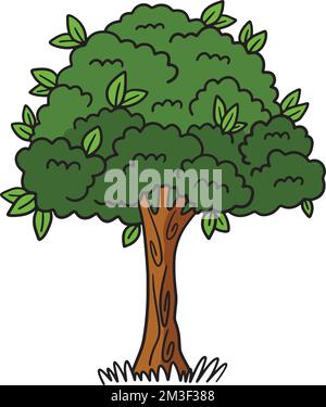 cartoon big tree Stock Vector Image & Art - Alamy
