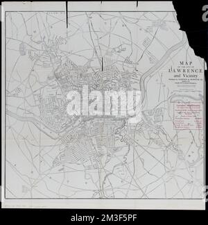 Map of the city of Lawrence Mass , Lawrence Mass., Maps Norman B ...