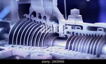 Rotating cylinders on machine. Motion. Moving parts of industrial ...