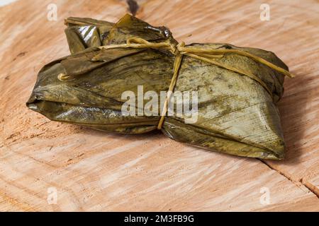 Tasty Tamales Wrapped In Bijao Leaf Stock Photo - Alamy