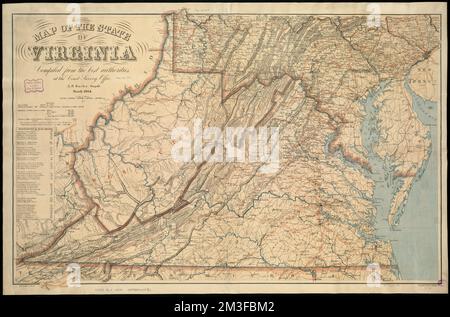 Map of Virginia and West Virginia , Virginia, Maps, West Virginia, Maps ...
