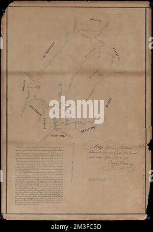 Map of the town of Dedham taken in the year 1795 by order of the ...
