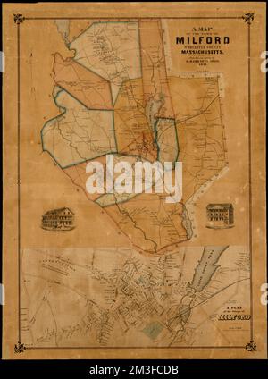 Map of Worcester County, Massachusetts , Worcester County Mass., Maps ...