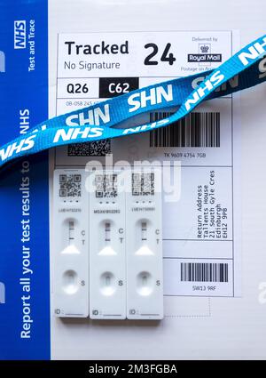 NHS Test, Track and Trace Covid-19 Self Test (Rapid Antigen Test) kits ...