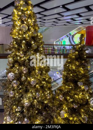 Christmas trees at K11 Musea mall of Hong Kong Stock Photo - Alamy