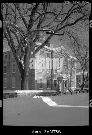 Marblehead, Lee Mansion, snow , Architecture, Dwellings, Fences, Snow ...